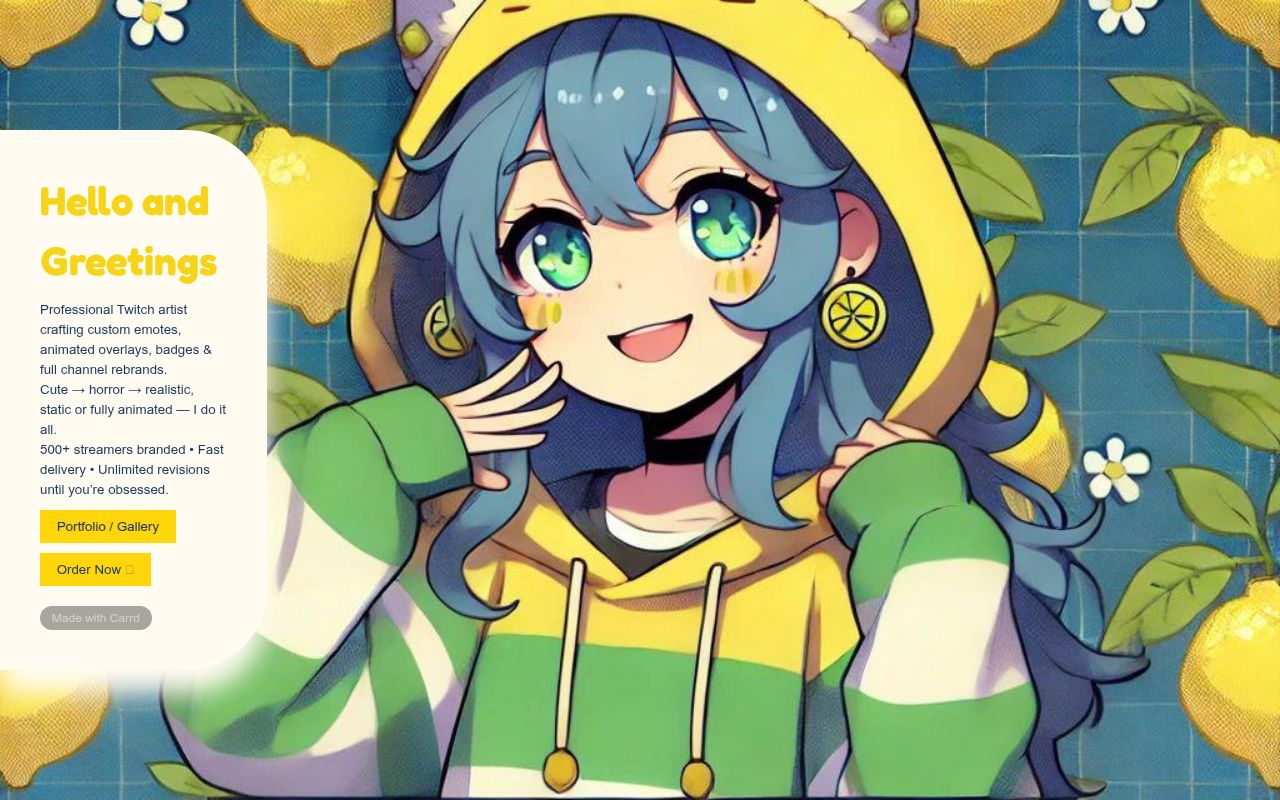 Teresia 🍋 Commissions Open